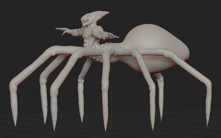 Parasite spiders 3D model - TurboSquid 1411573