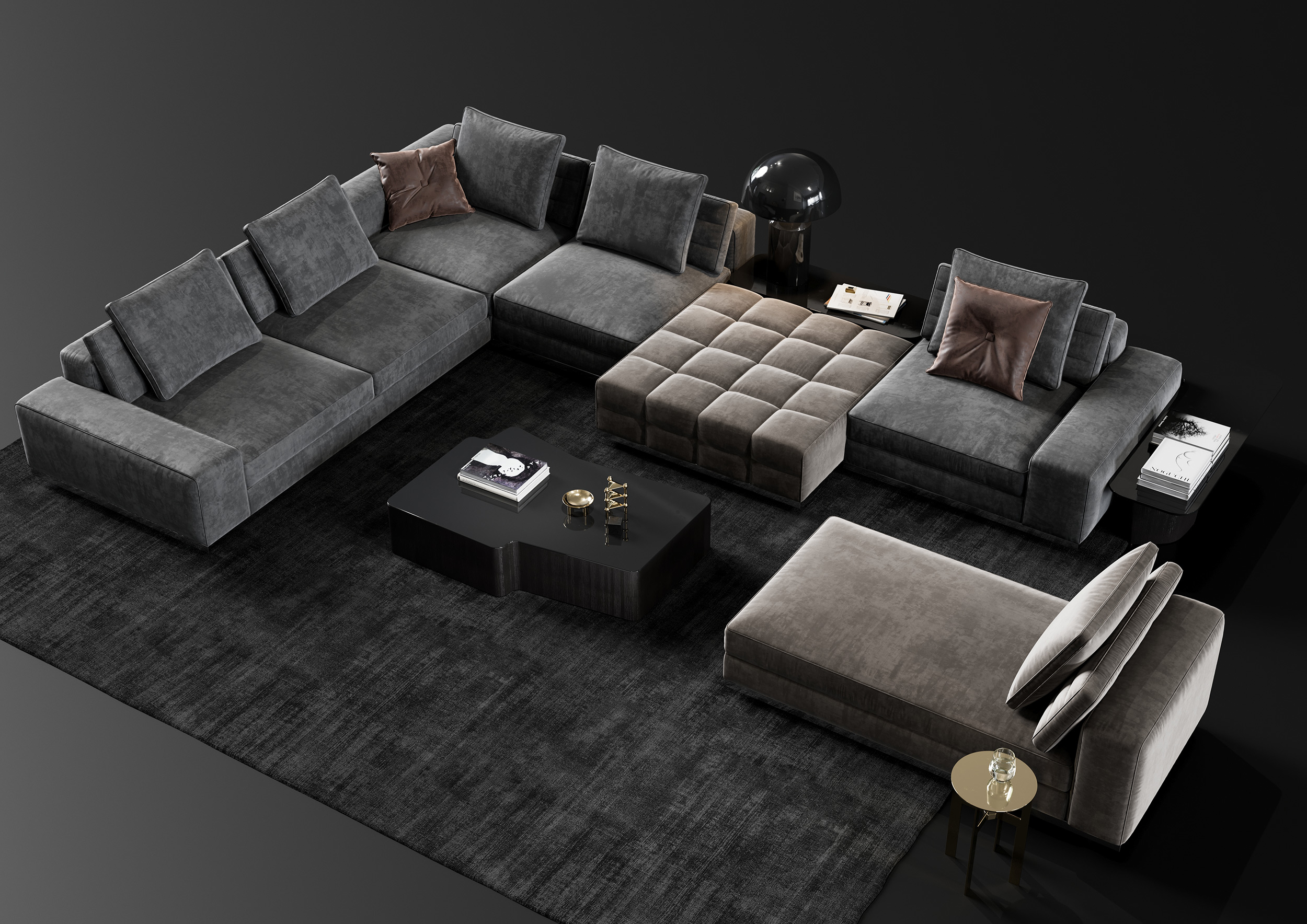 3D model minotti lawrence set - TurboSquid 1411817