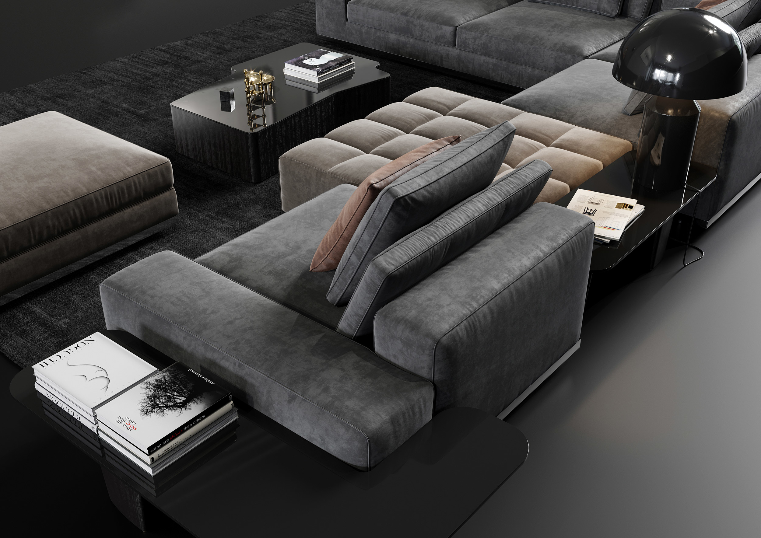 3D model minotti lawrence set - TurboSquid 1411817