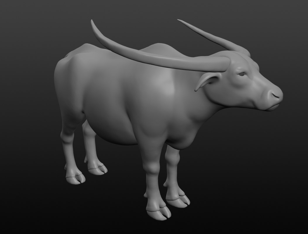 Asian buffalo 3D model - TurboSquid 1411864