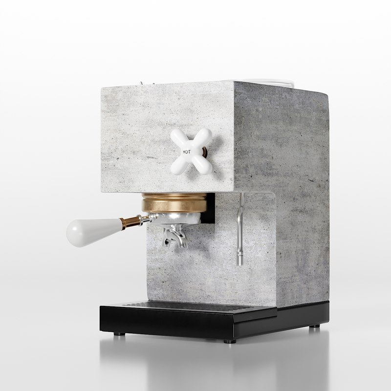 3D anza concrete espresso machines model - TurboSquid 1422934