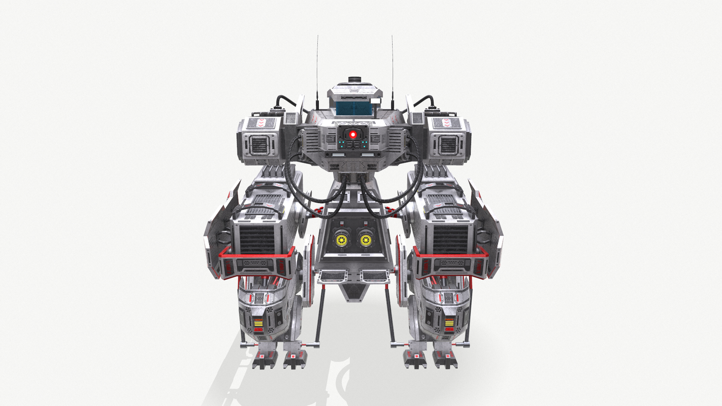 Mech weapons 3D model - TurboSquid 1410399