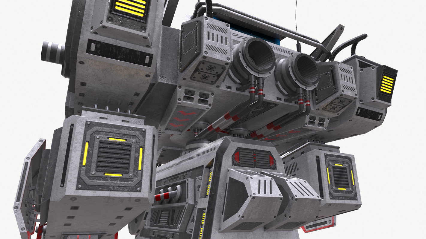 Mech weapons 3D model - TurboSquid 1410399
