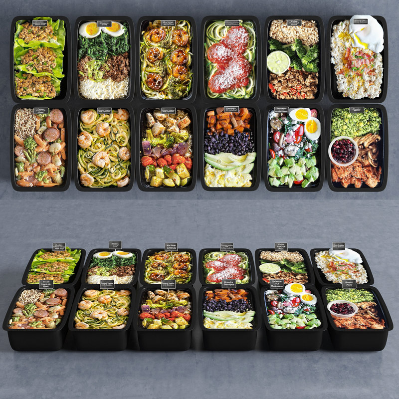 Meal line food chicken 3D model - TurboSquid 1412079