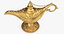 3D golden magic lamp gold - TurboSquid 1412698