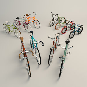 3ds max fixed gear bicycle
