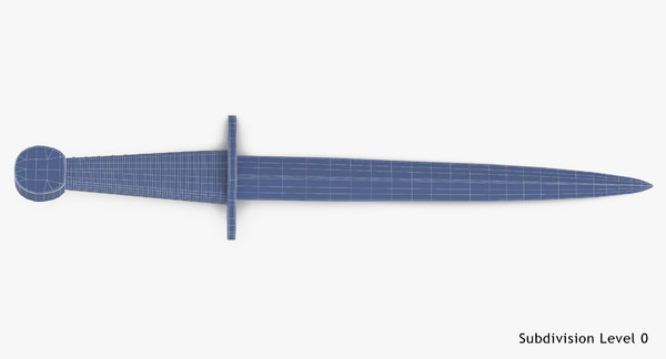 Dagger short 3D model - TurboSquid 1412058