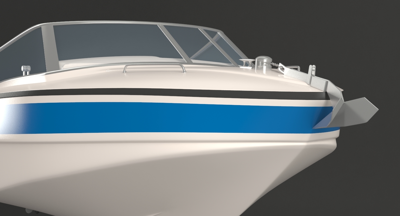 Powerboat speedboat 3D model - TurboSquid 1412098