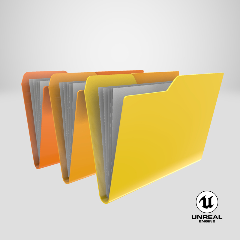 3d folder file model