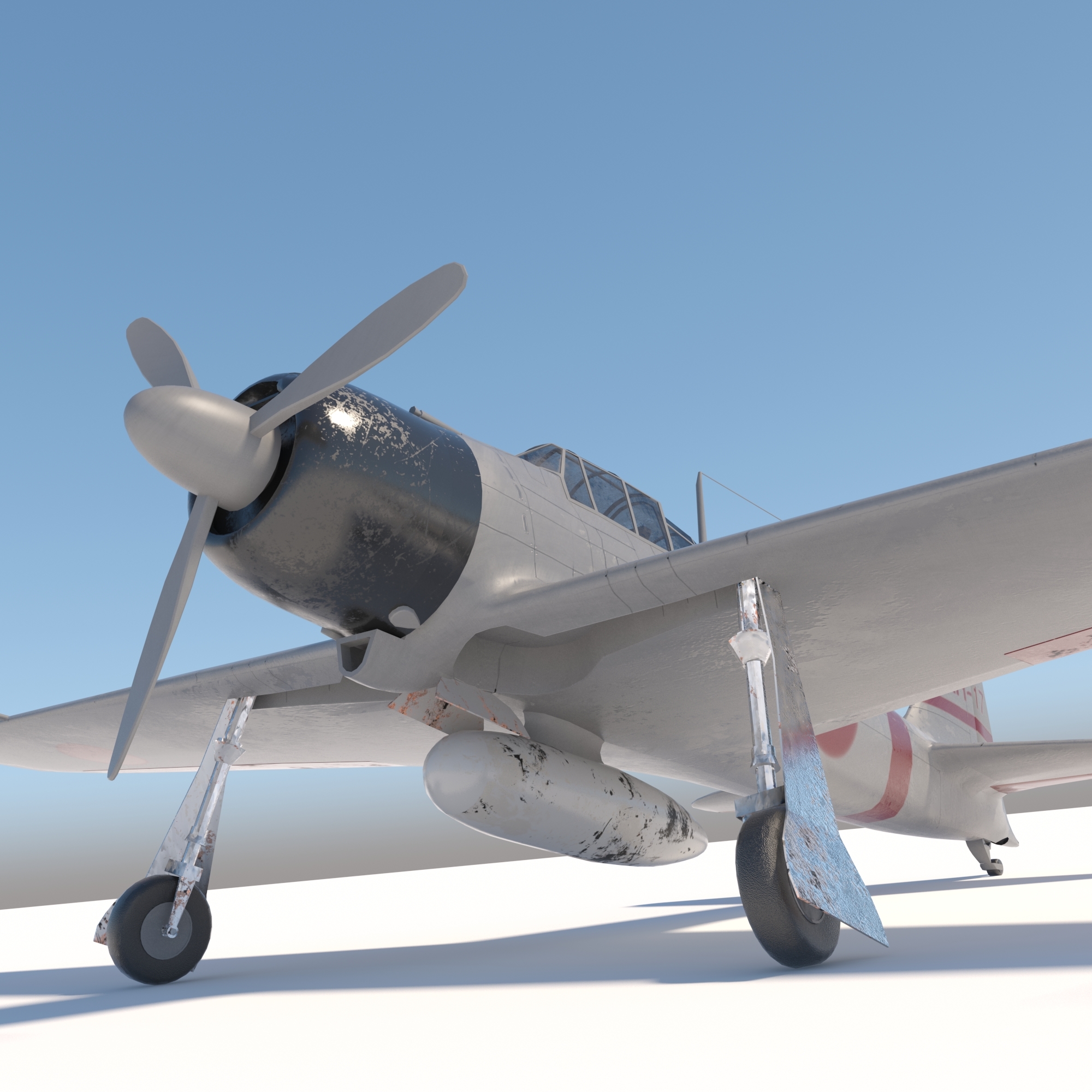 三菱A6M5 Zero3D模型 - TurboSquid 1412210