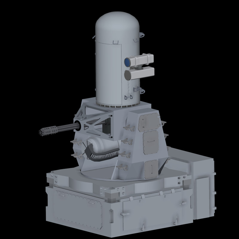 Phalanx ciws model - TurboSquid 1412286