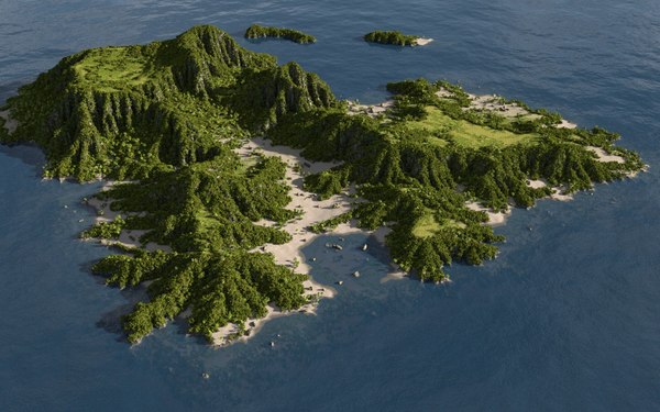 Island 3D Models for Download | TurboSquid