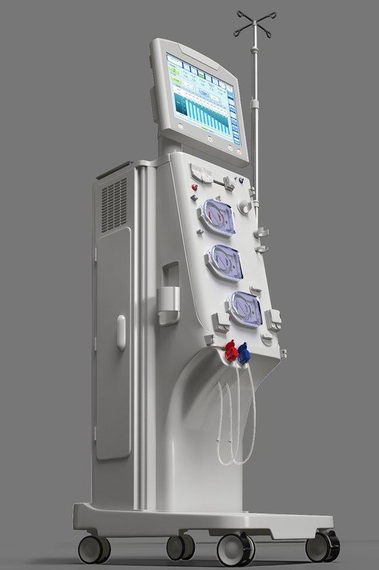 3D dialysis machine modelled - TurboSquid 1405002