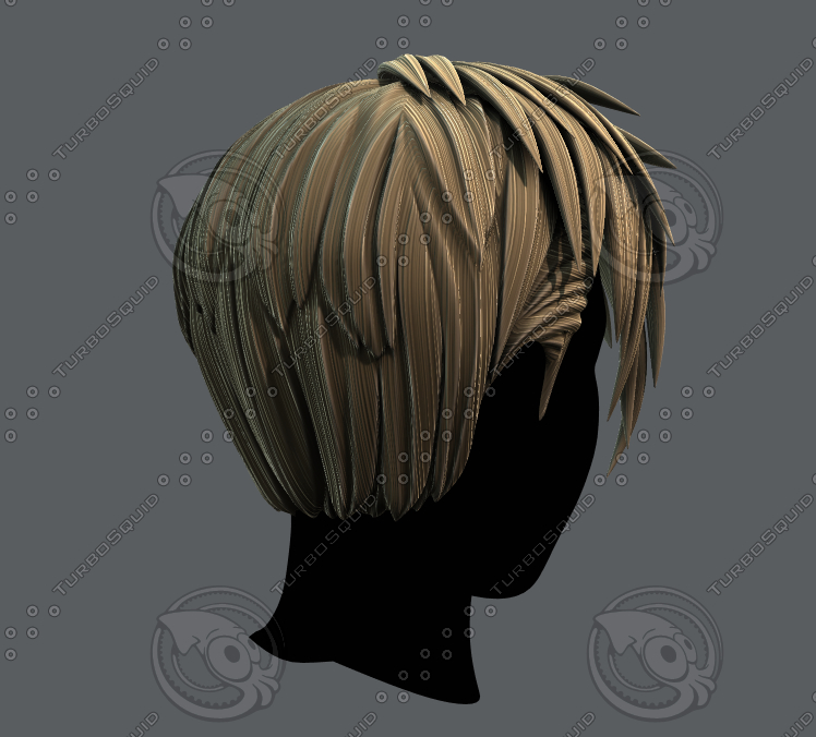 3D hair man model - TurboSquid 1317364
