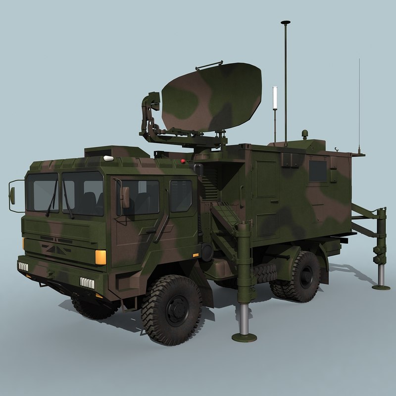 modelo 3d Radar de adquisición HQ-6 / HQ-64 - TurboSquid 1412429