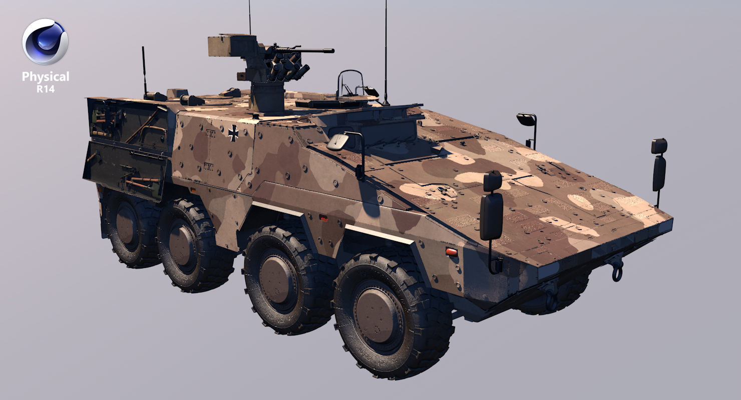 3D apc boxer desert clean - TurboSquid 1412593
