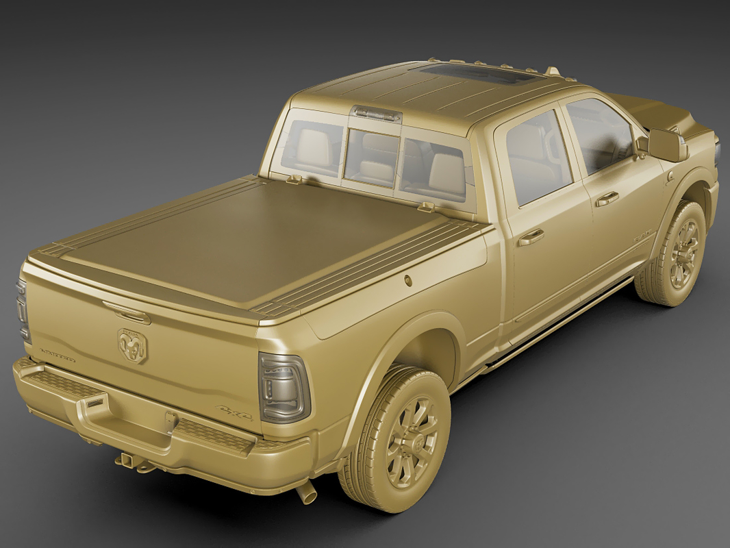 Ram 2500 hd 3D model - TurboSquid 1412893