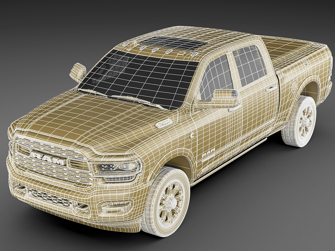 Ram 2500 hd 3D model - TurboSquid 1412893