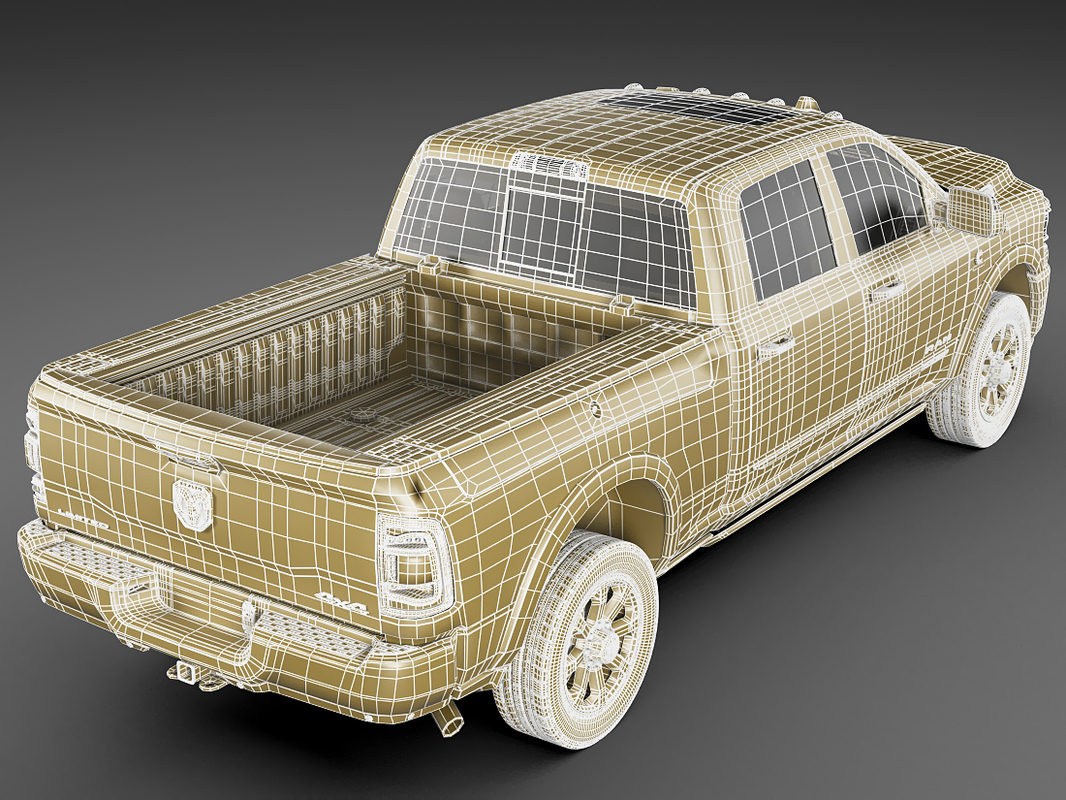 Ram 2500 hd 3D model - TurboSquid 1412893