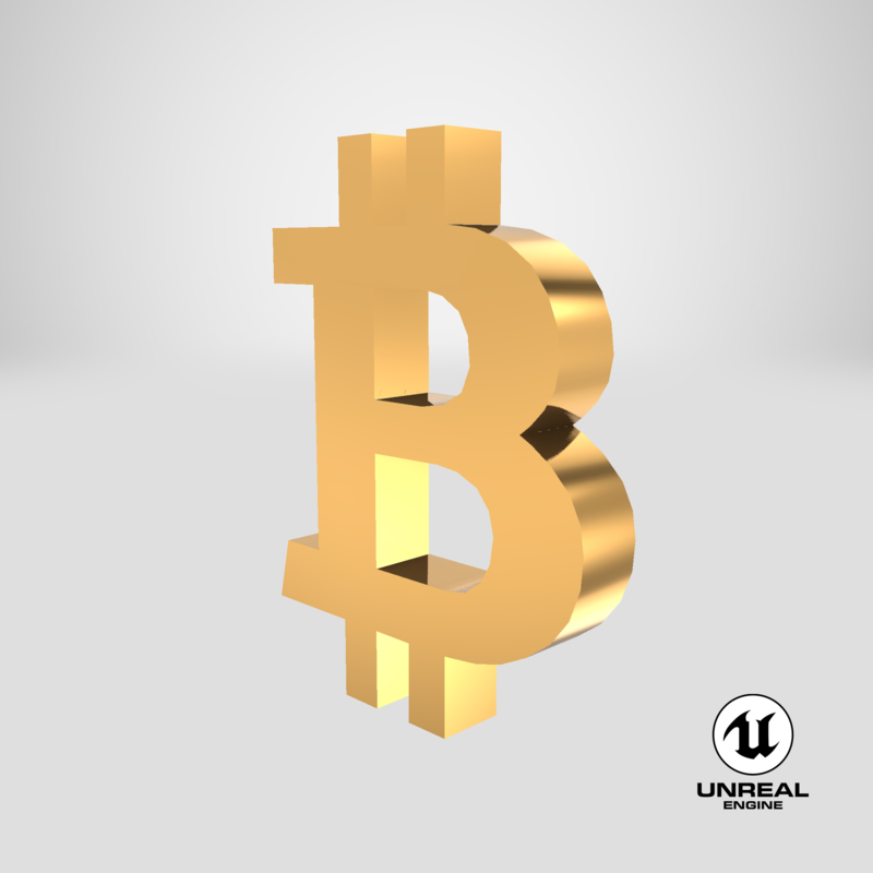 3D model bitcoin symbol - TurboSquid 1239206
