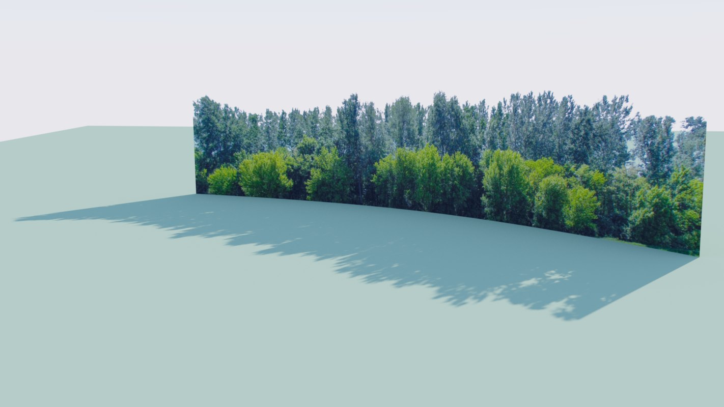 Free 3D backdrop treelines alpha channel - TurboSquid 1412985