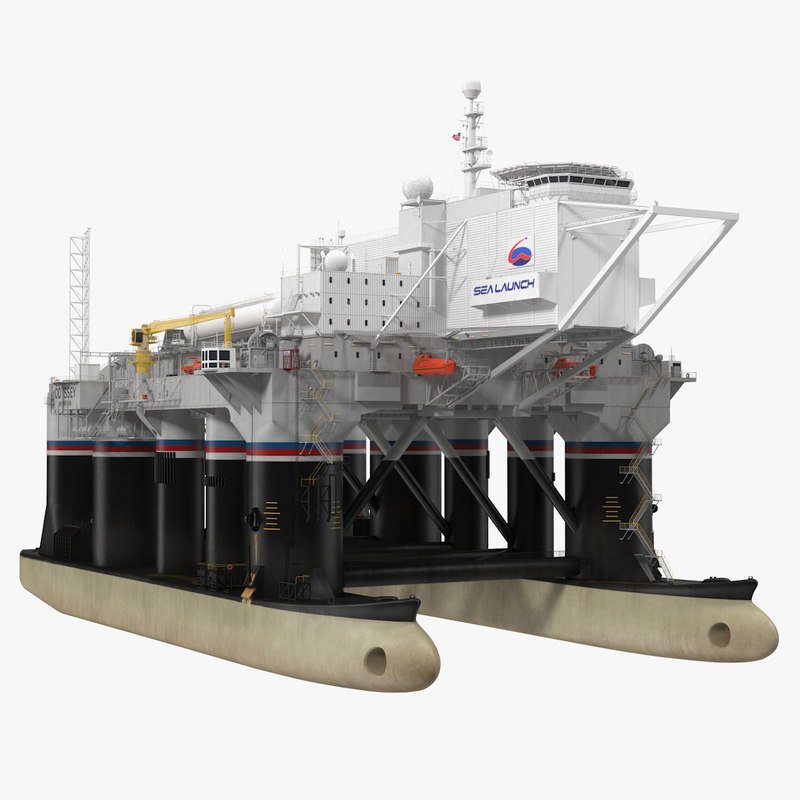 Sea launch platform odyssey model - TurboSquid 1413051