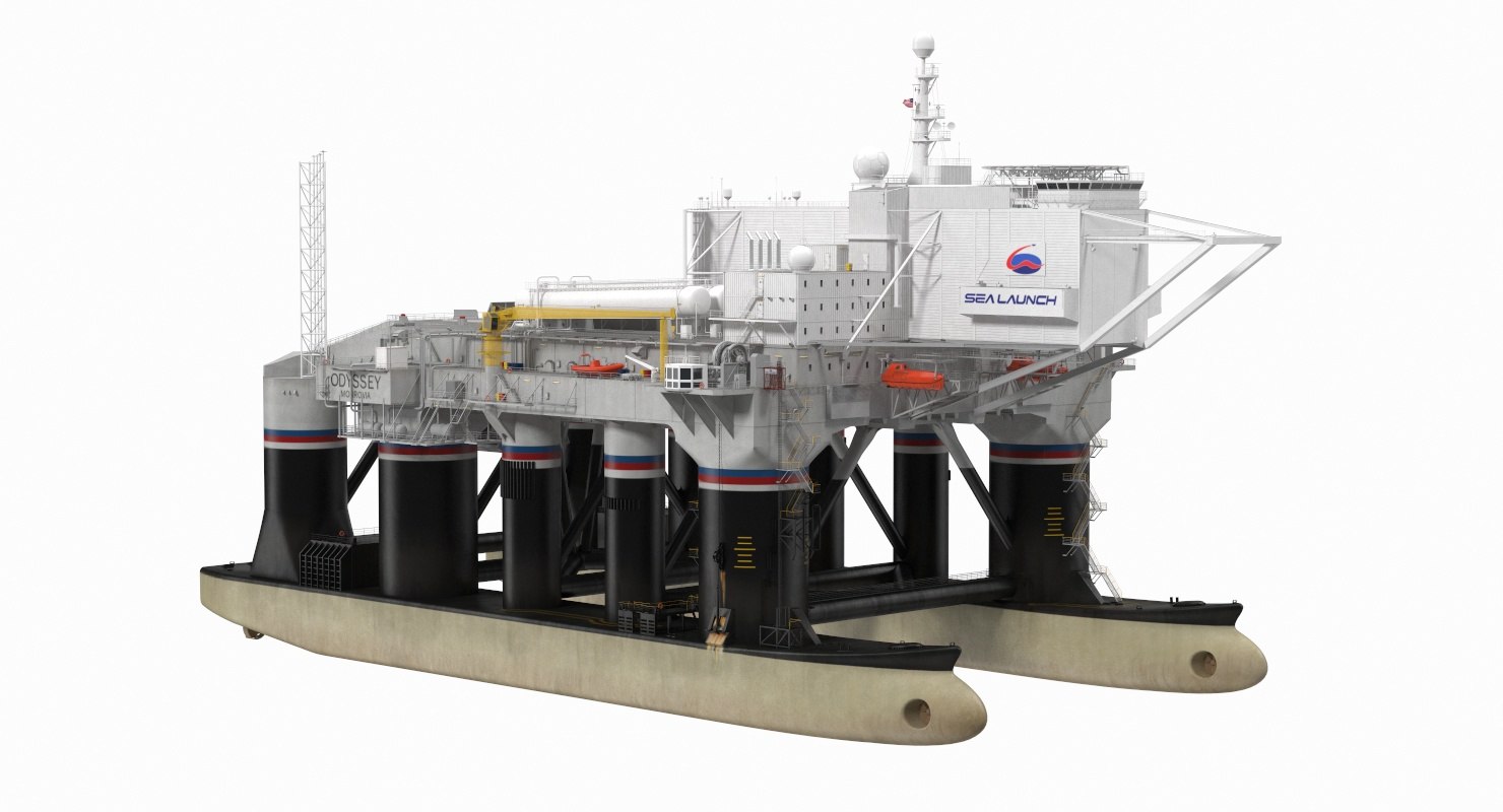 Sea launch platform odyssey model - TurboSquid 1413051