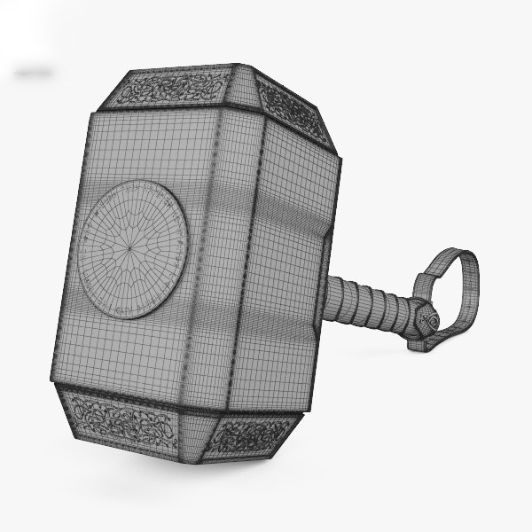 Thor hammer model - TurboSquid 1413150
