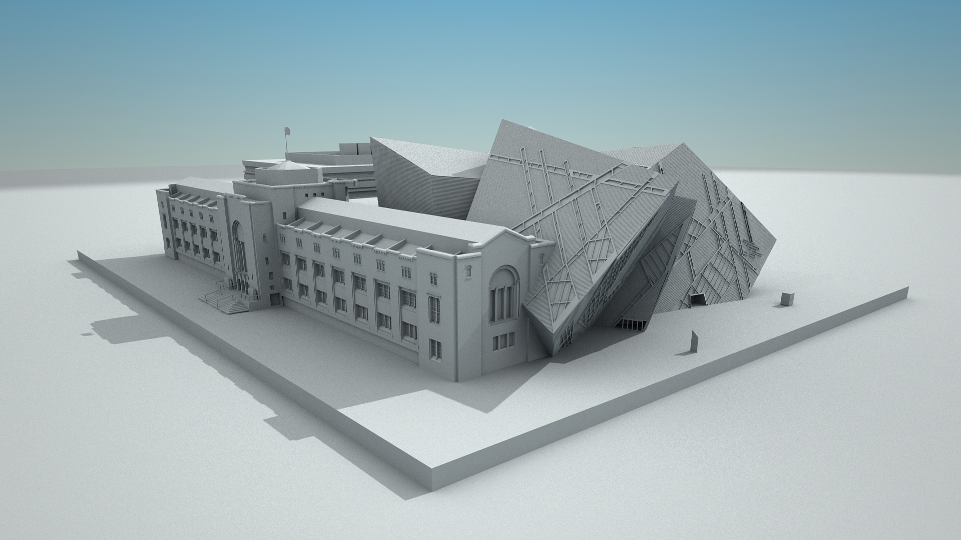 3D royal ontario museum build - TurboSquid 1413231