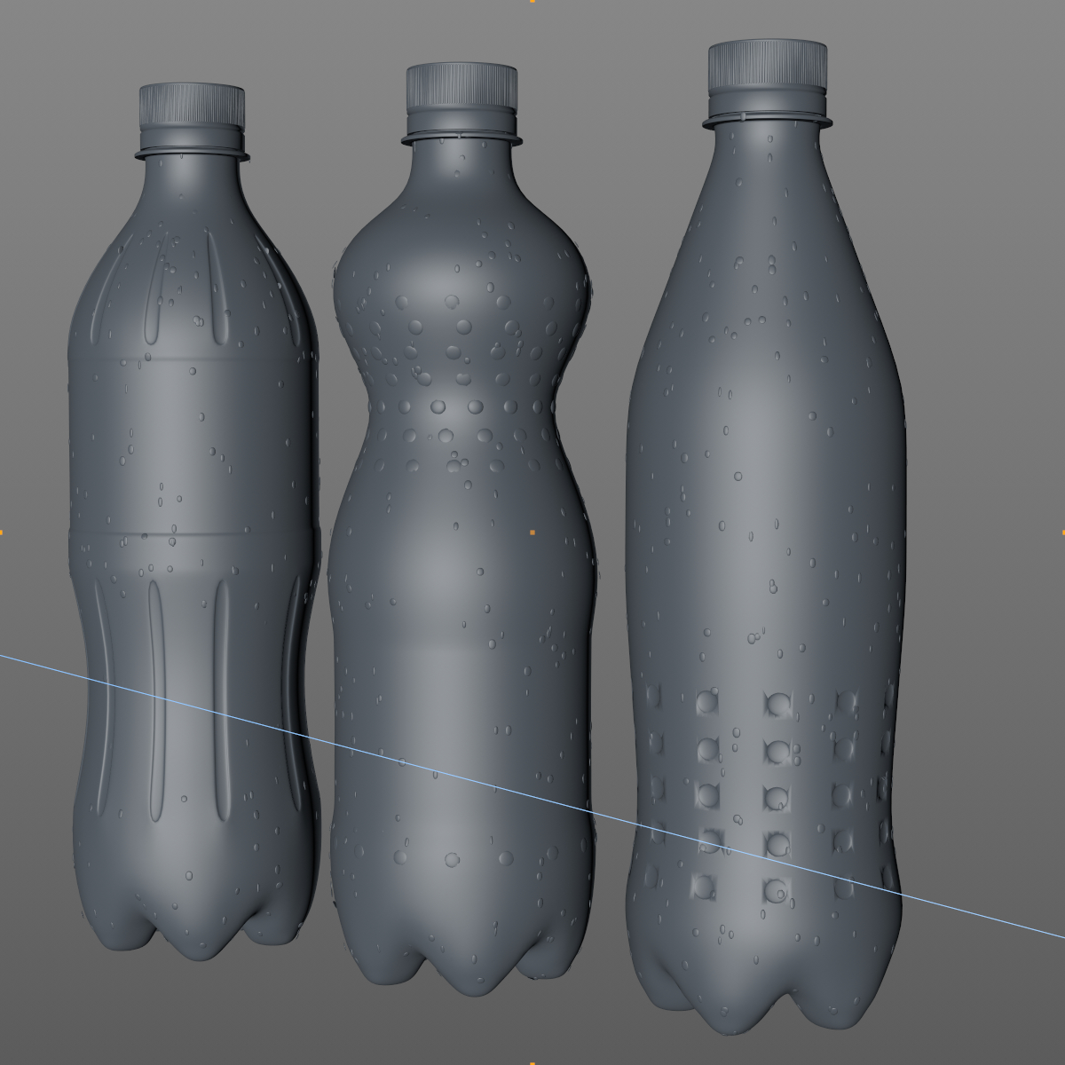 3D soda bottles - TurboSquid 1413326