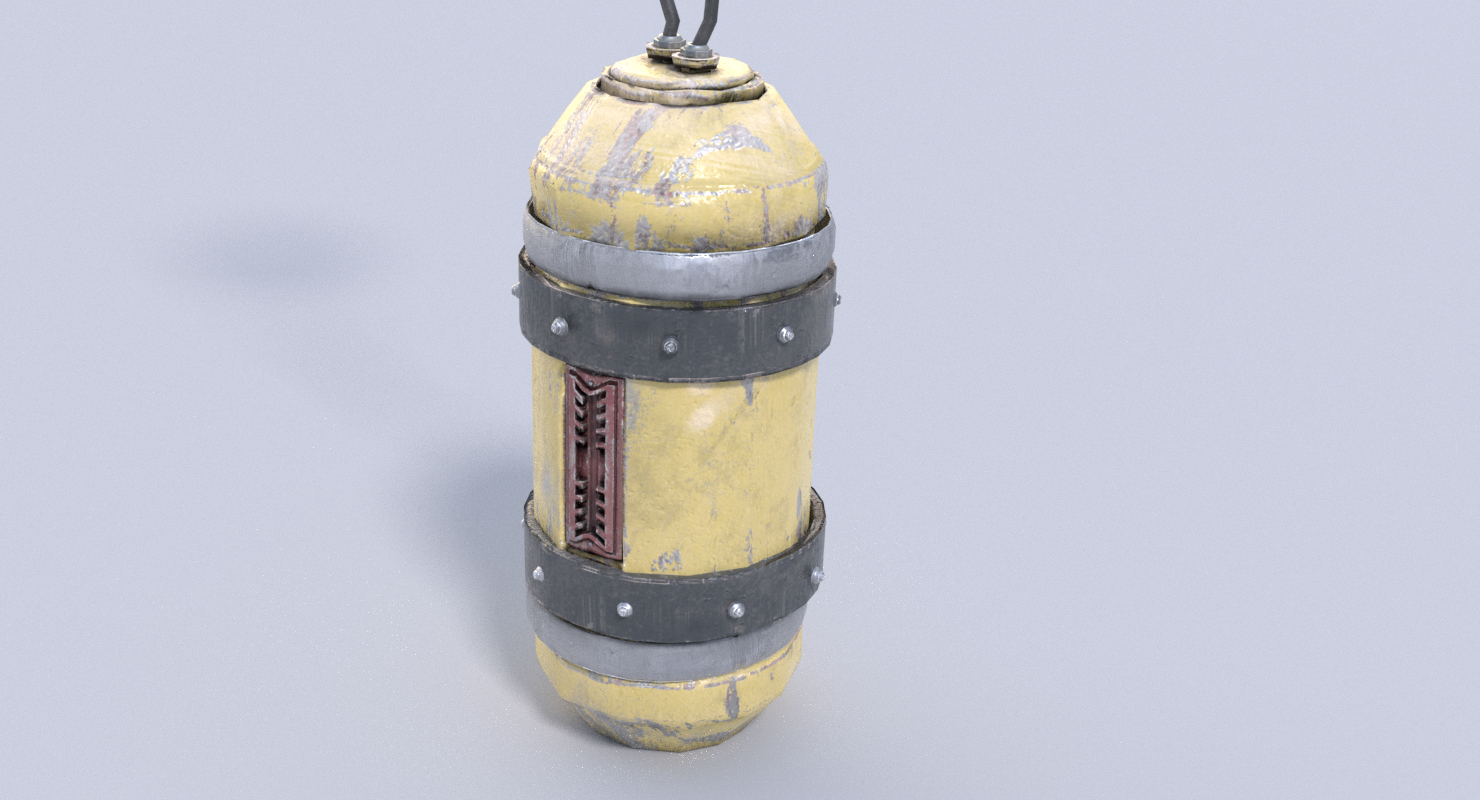 Scifi canister 3D model - TurboSquid 1413345