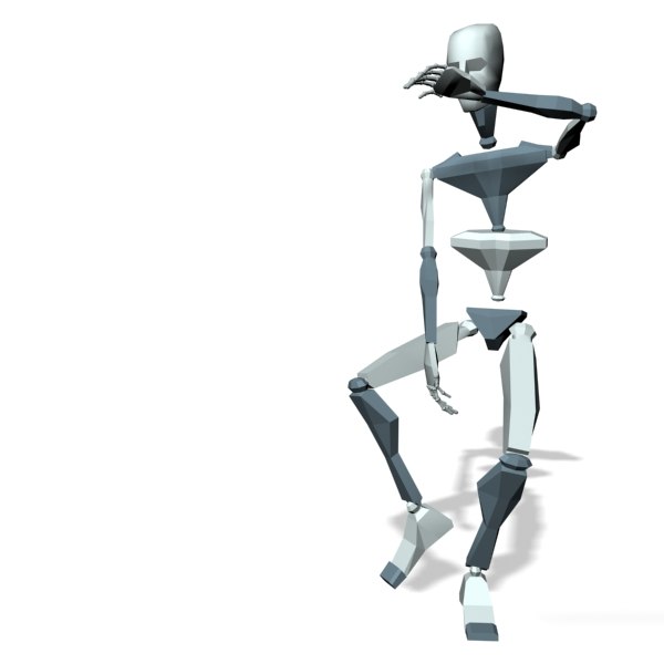 Motion Biovision master biped skeleton