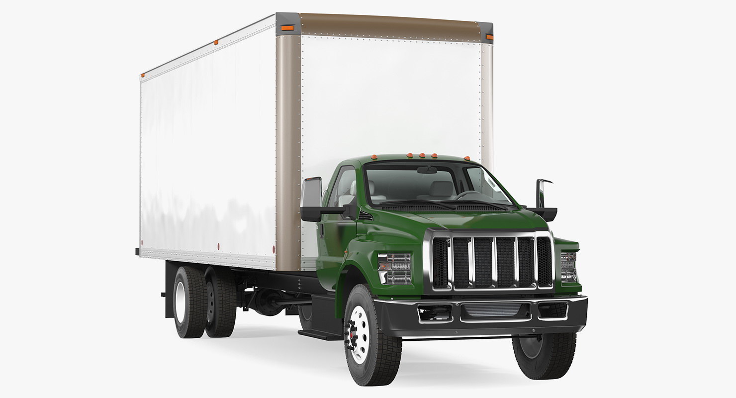 Straight truck vehicle generic model - TurboSquid 1413635