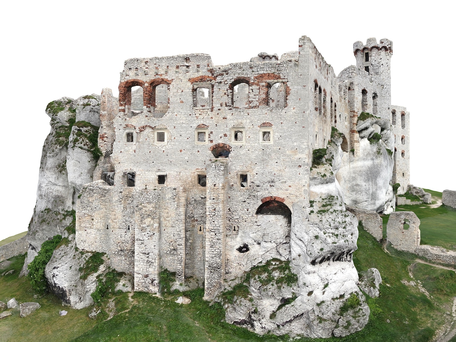 3D castle ruins 16k model - TurboSquid 1413660