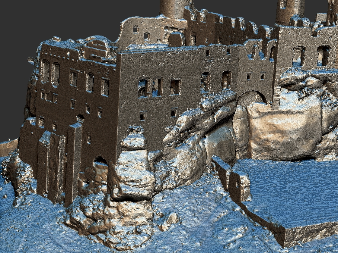 3D castle ruins 16k model - TurboSquid 1413660