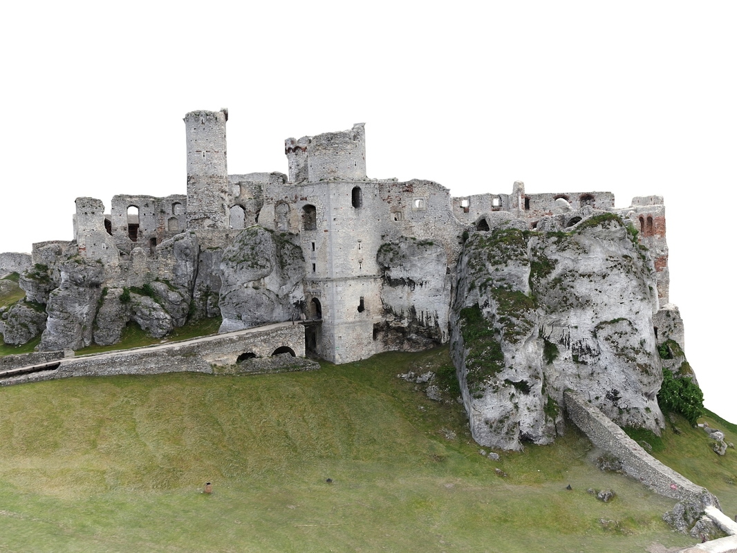 3D castle ruins 16k model - TurboSquid 1413660