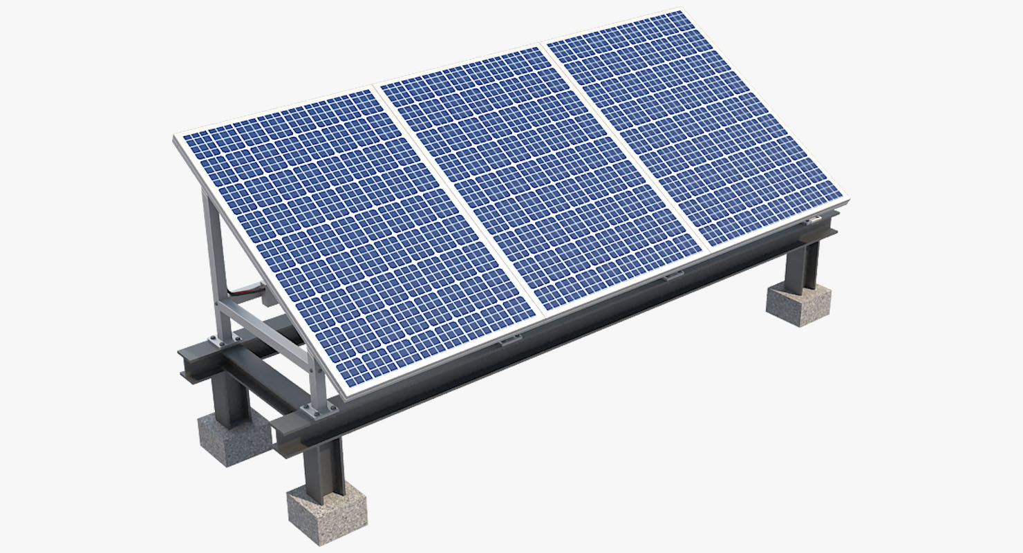 3D solar panel 1 - TurboSquid 1413485