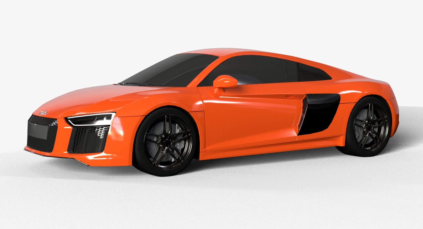 3D audi r8 v10 2016 model - TurboSquid 1413886