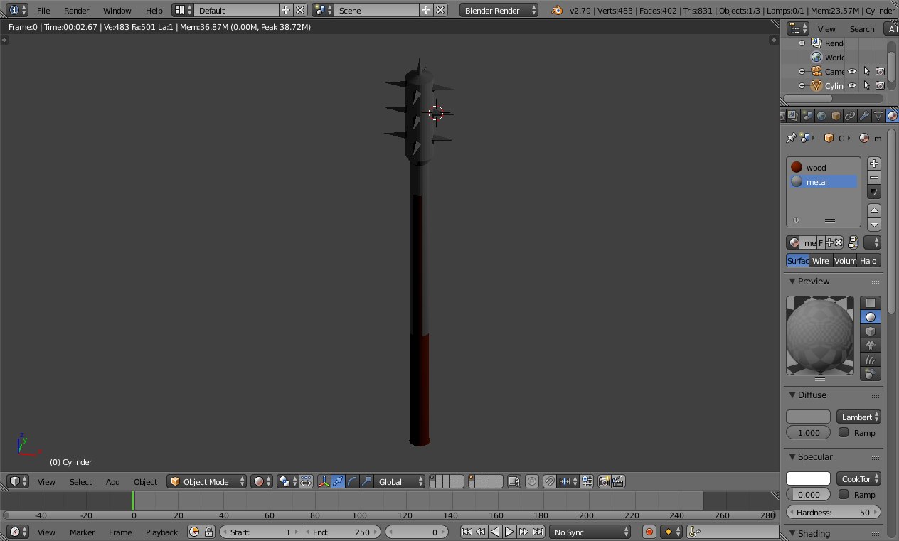 3D model mace sharp - TurboSquid 1413664