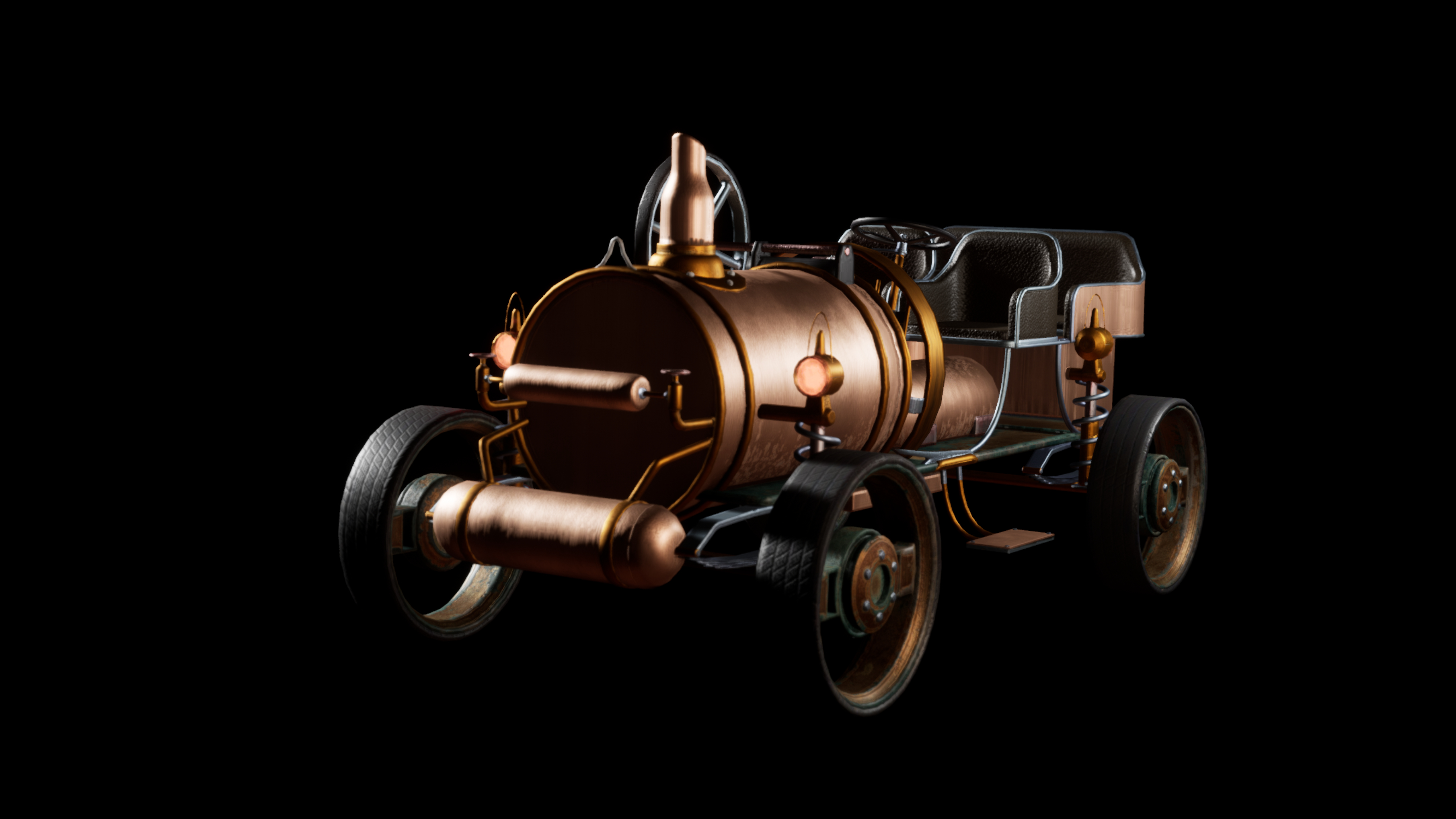 modèle 3D de SteamPunk Vieux Véhicule / Voiture - TurboSquid 1413716
