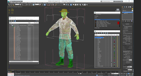 Army soldier t-pose fur 3D model - TurboSquid 1414108