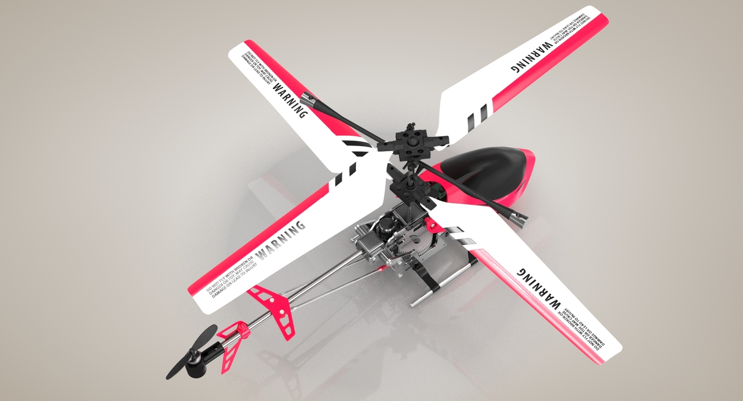 3D rc toy helicopter model - TurboSquid 1413825