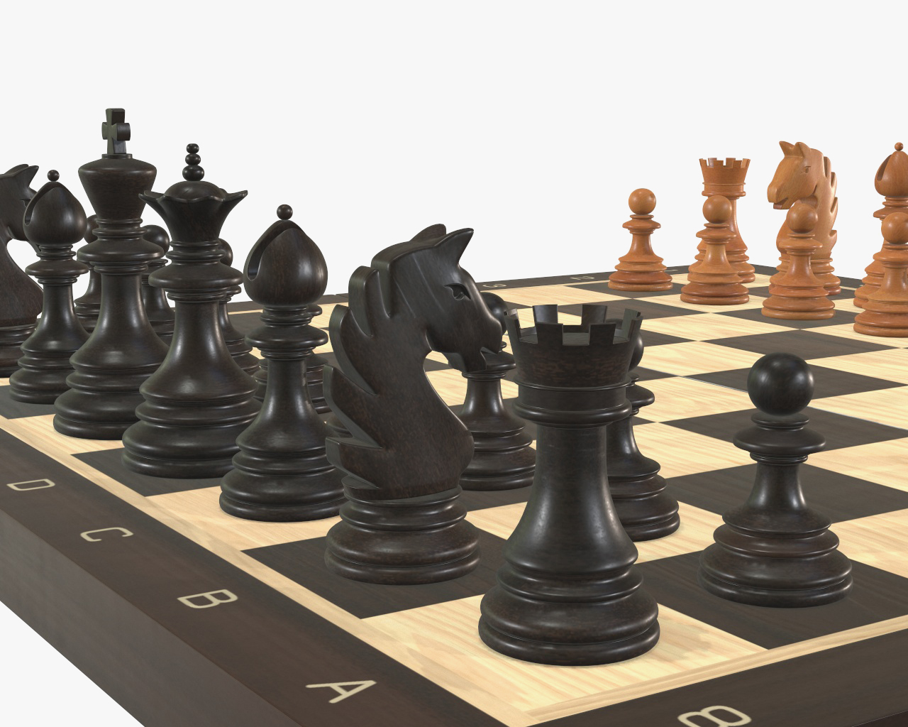 3D chess board model - TurboSquid 1413833