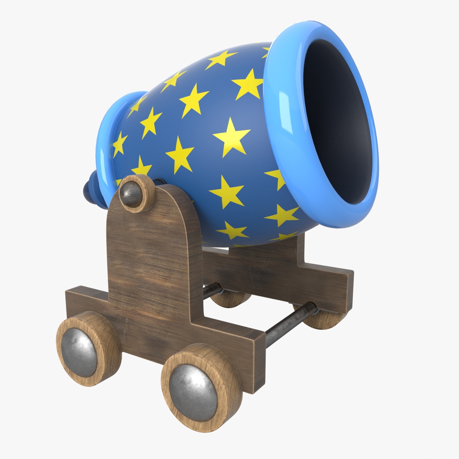 Cartoon cannon 3D model - TurboSquid 1414083