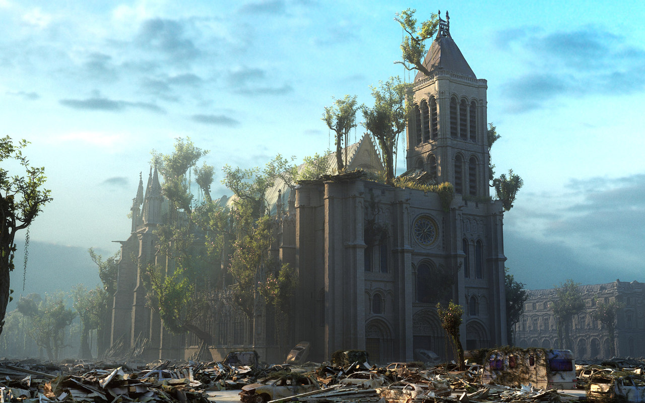 Paris apocalypse 3D model - TurboSquid 1414179