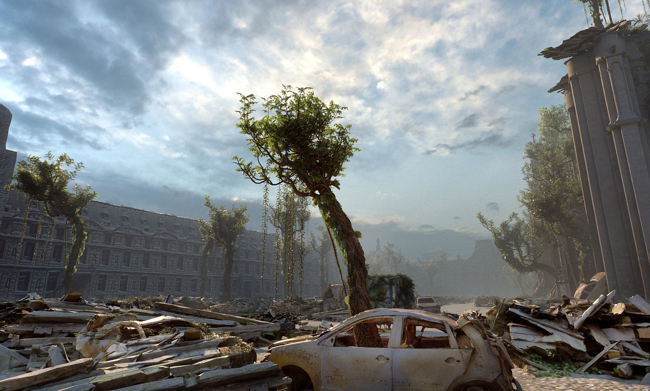 Paris apocalypse 3D model - TurboSquid 1414179