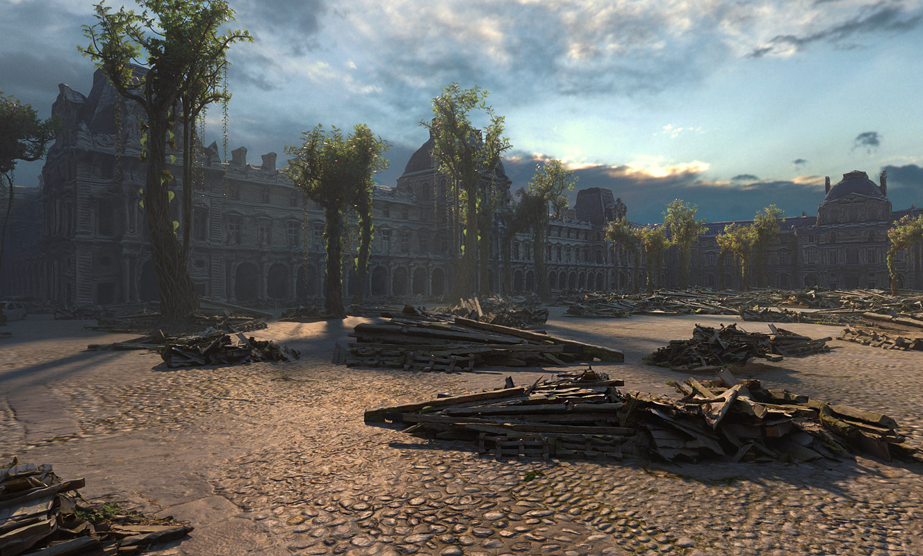 Paris apocalypse 3D model - TurboSquid 1414179