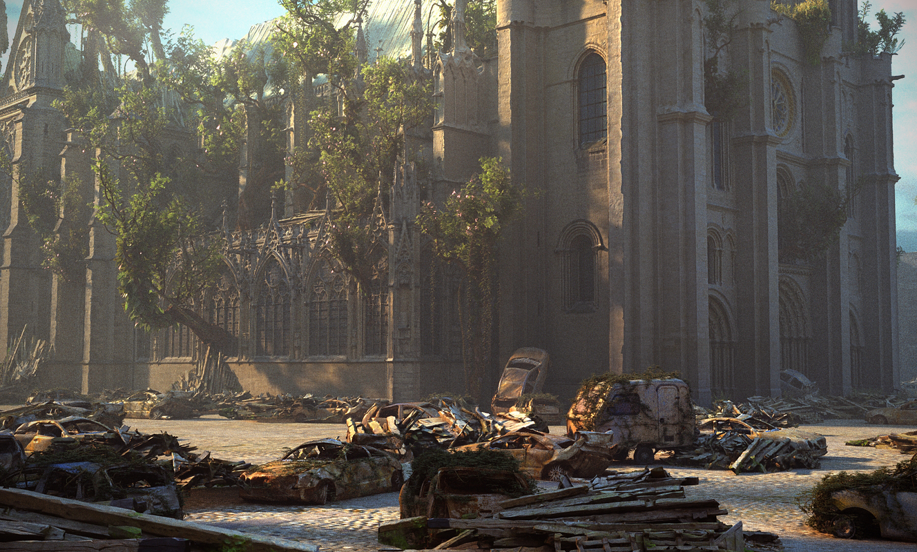 Paris apocalypse 3D model - TurboSquid 1414179