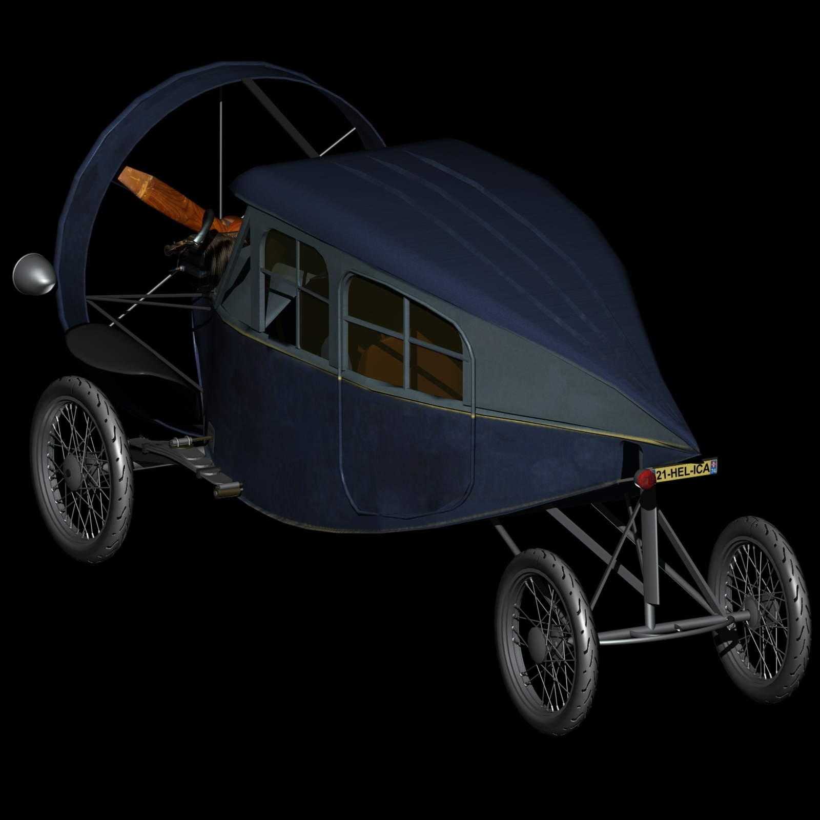 3D helica car vehicle - TurboSquid 1414247