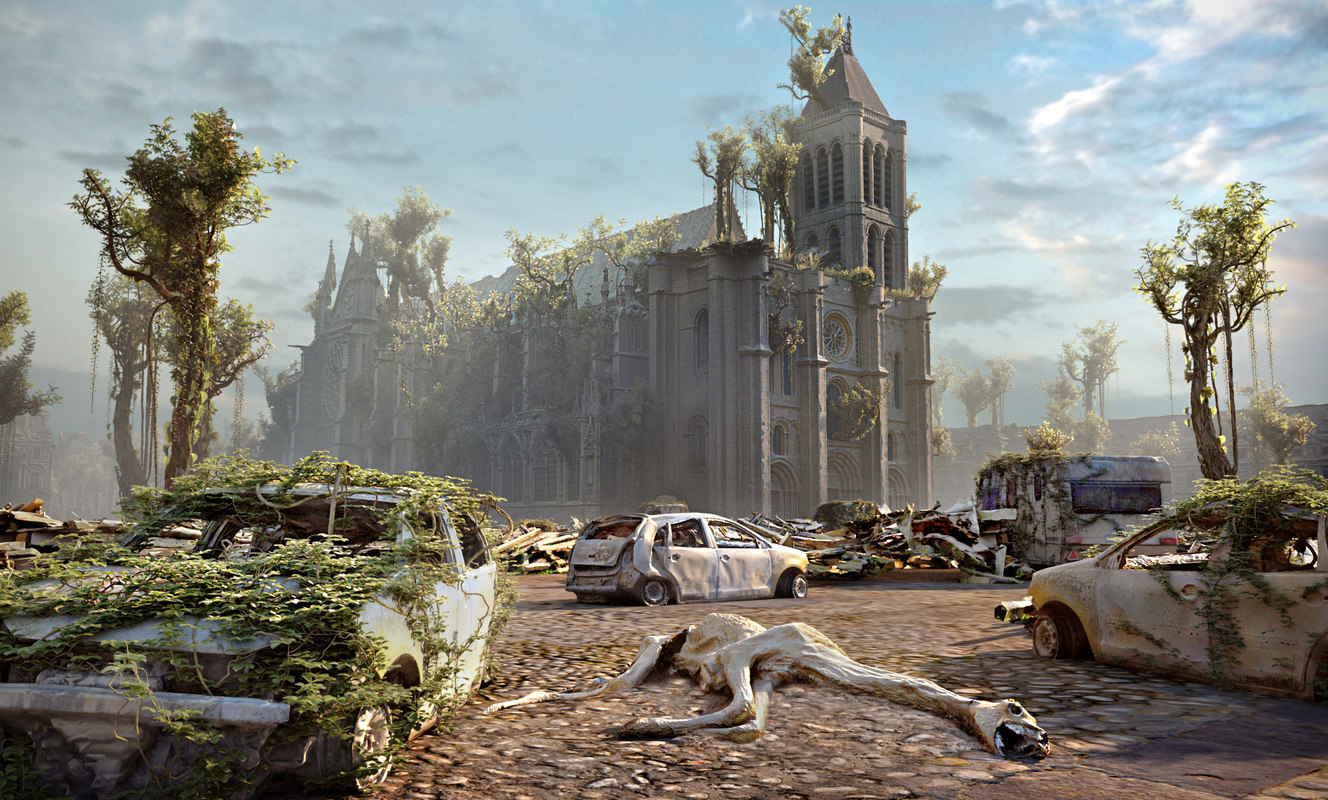 Paris apocalypse 3D model - TurboSquid 1414179